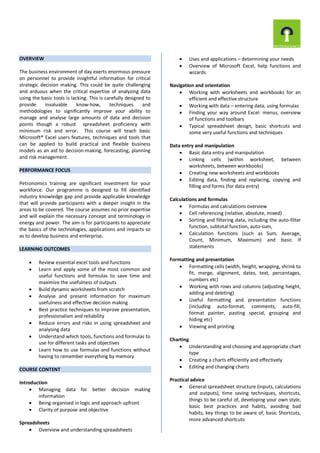 Proficiency in Ms Excel, Lagos | PDF