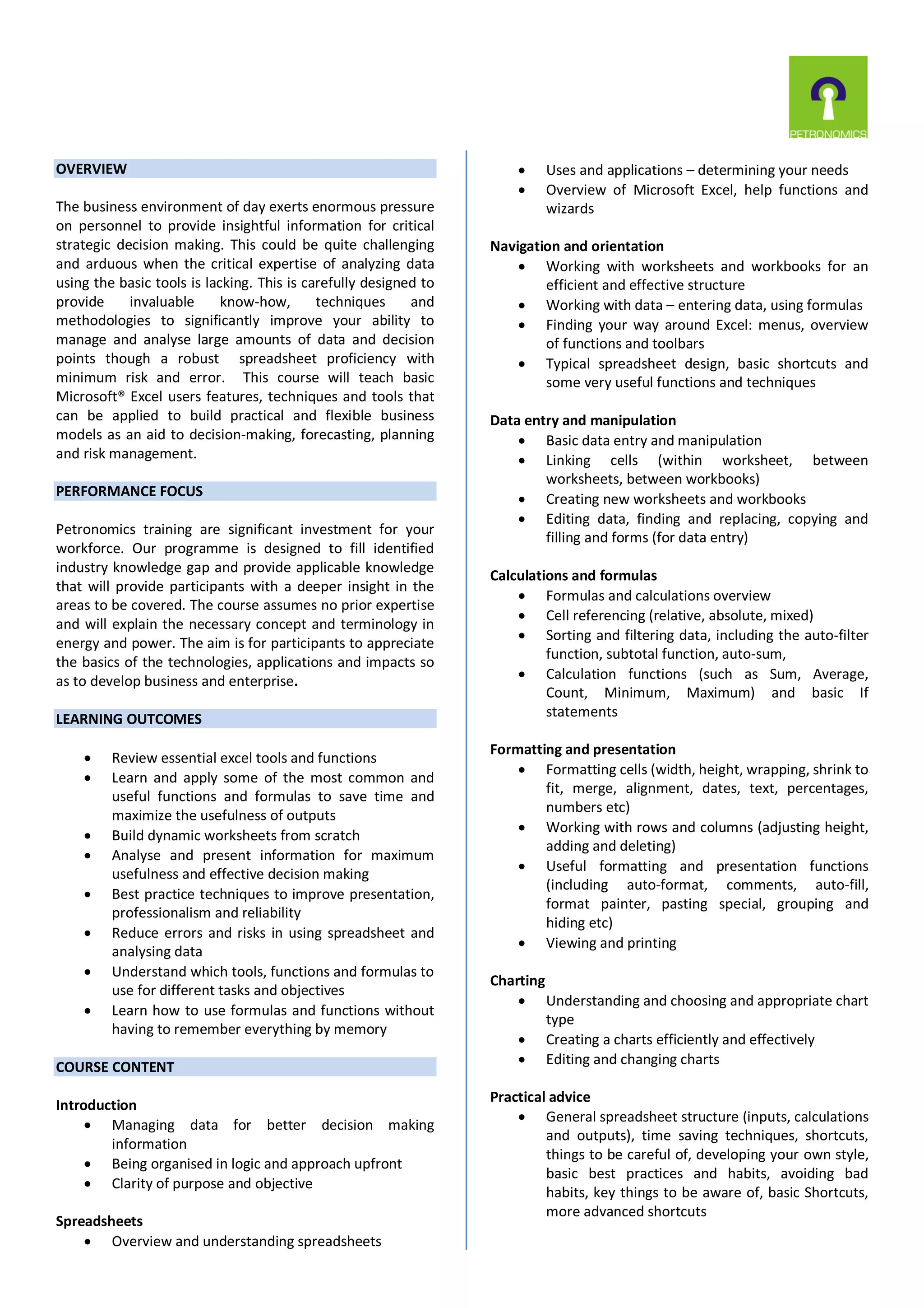 Proficiency in Ms Excel, Lagos | PDF