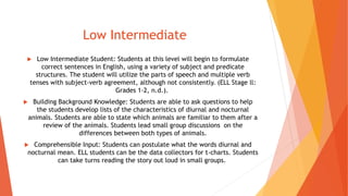 Proficiency levels summary | PPT