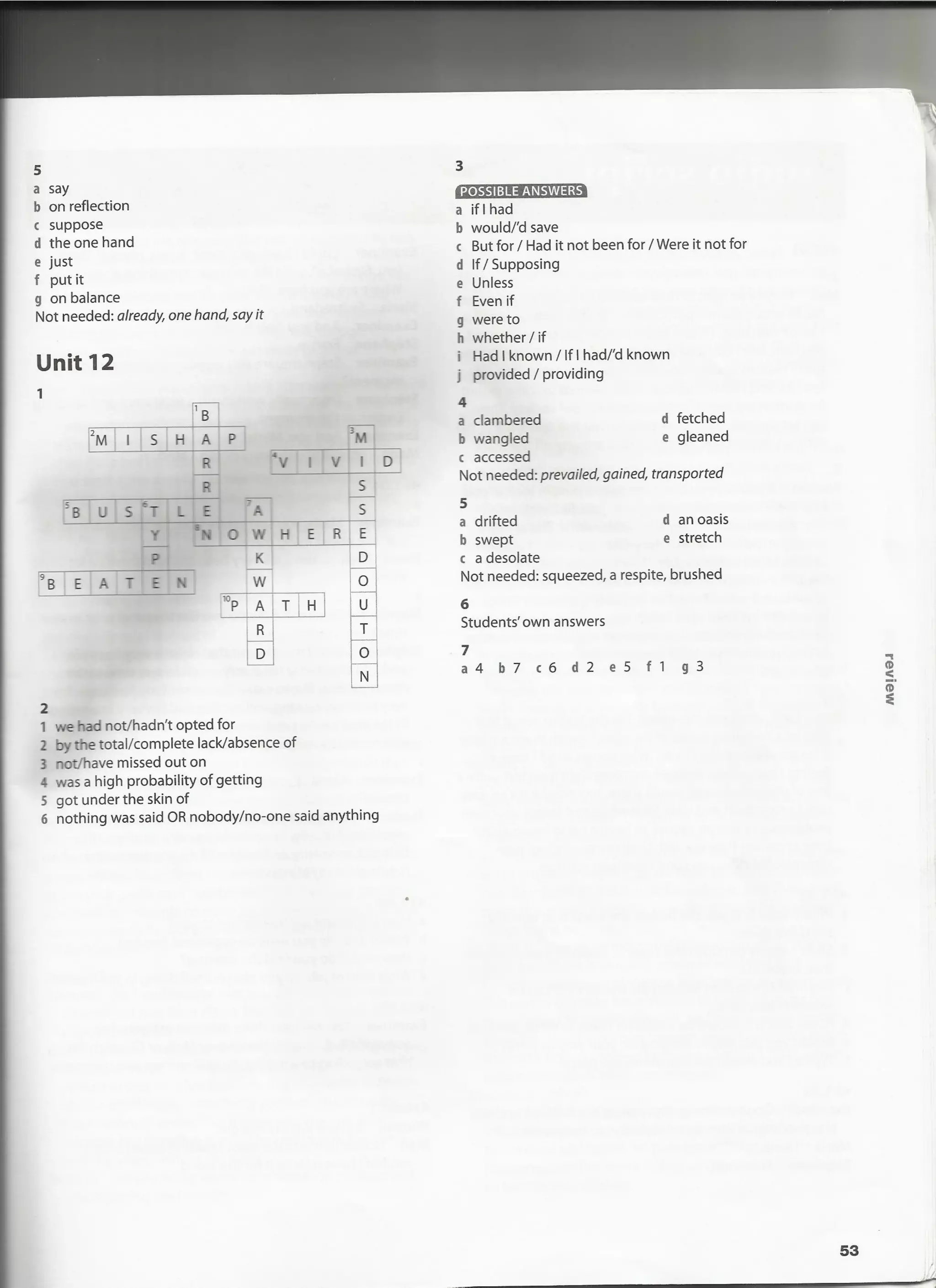 Proficiency masterclass revision key units 1 12 | PDF