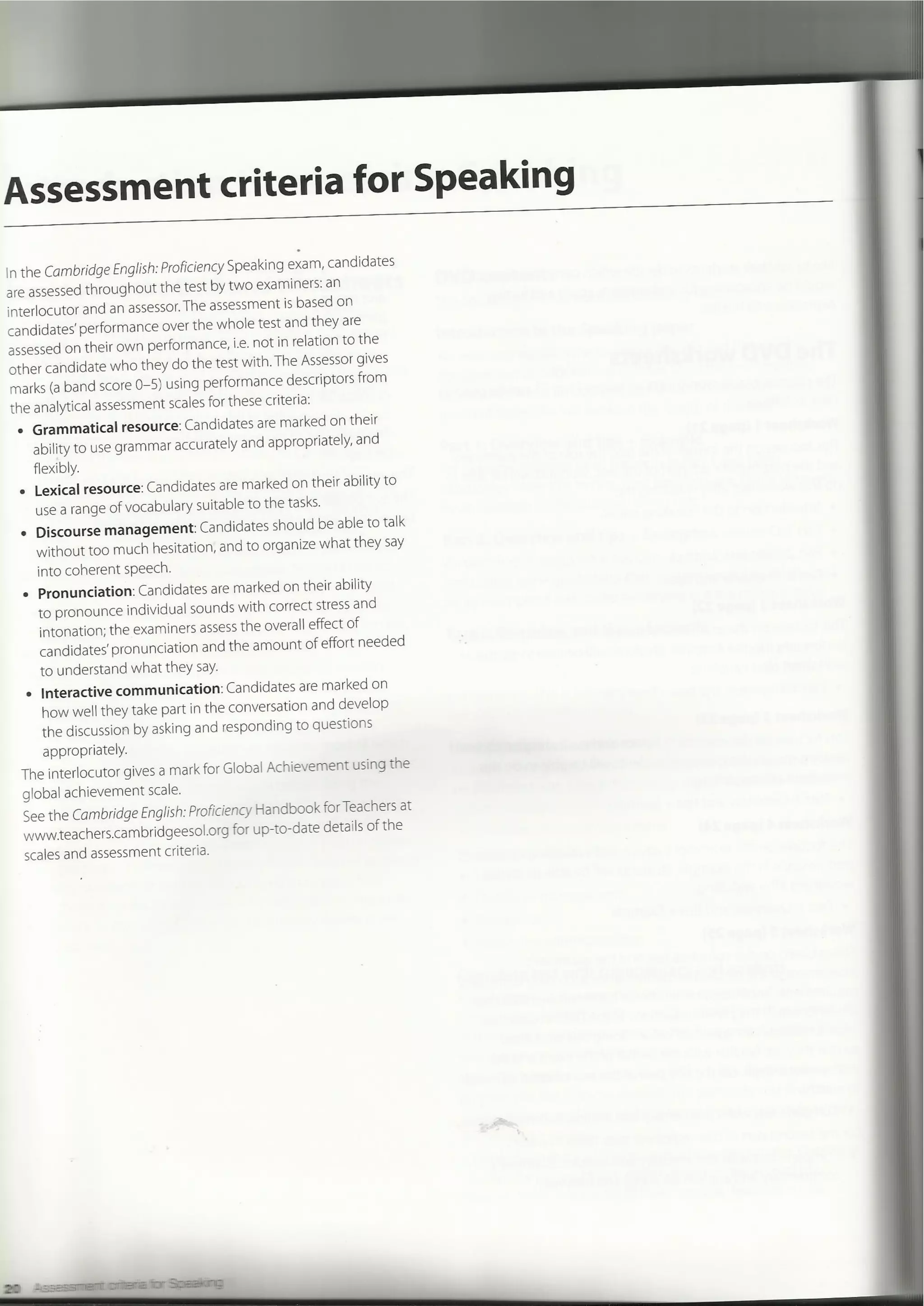 Proficiency speaking assessment criteria | PDF