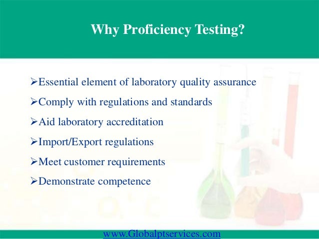 Proficiency Testing Requirements – PPT Presentation