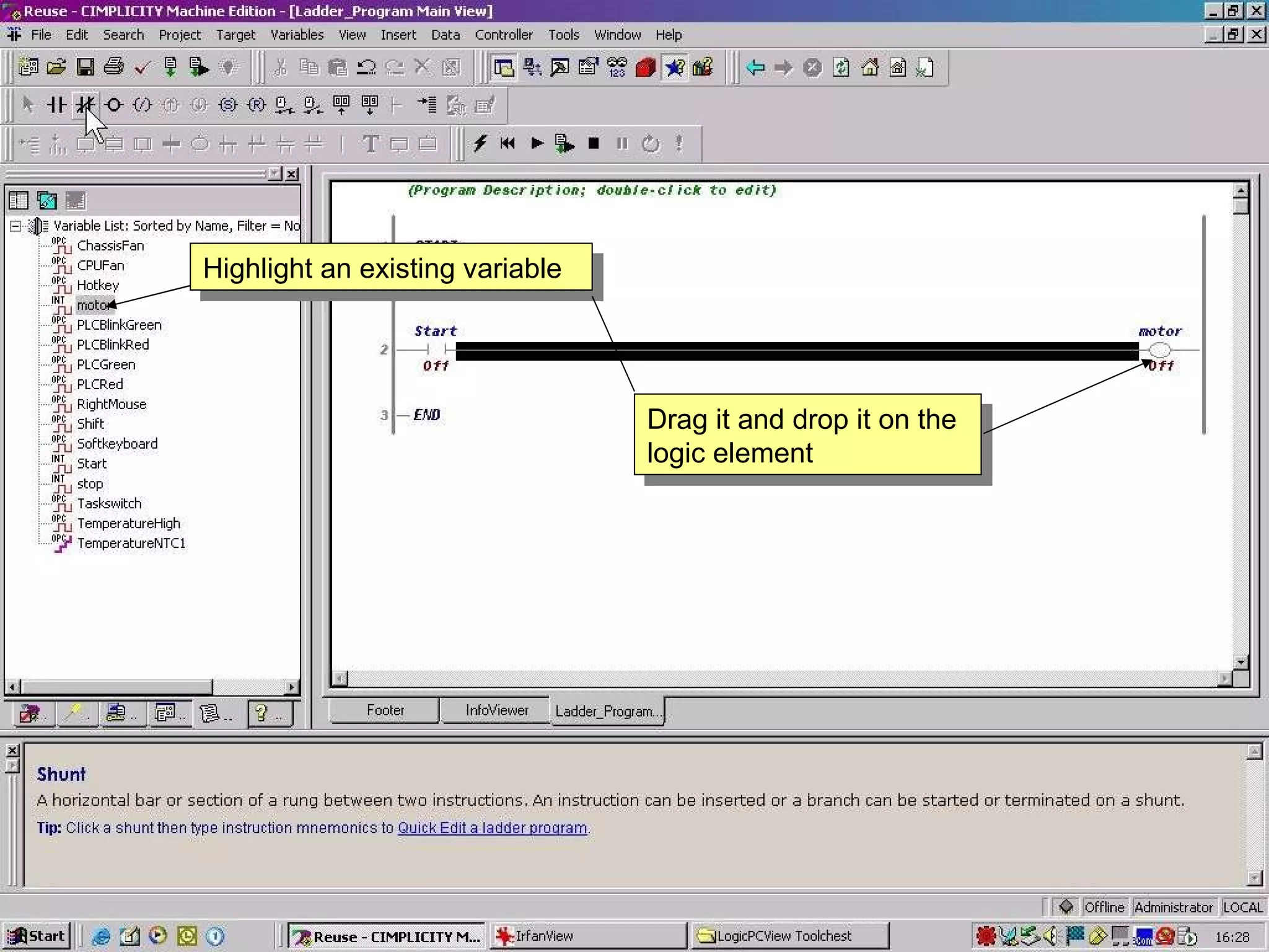 Proficy machine edition logic pc and view int | PPT