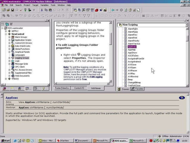 Proficy machine edition scripting | PPT | Computing | Technology & Computing