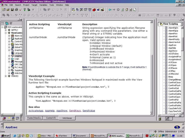 Proficy machine edition scripting | PPT | Computing | Technology & Computing