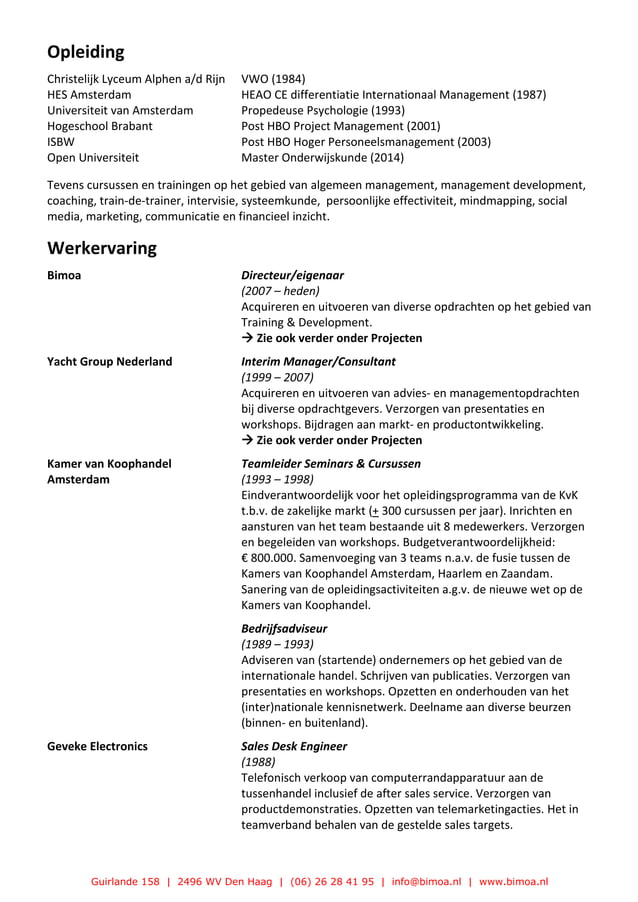 Profiel Machteld Brokerhof (Bimoa) | PDF