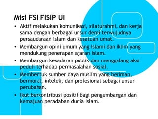 Profil Forum Studi Islam Fisip UI | PPT