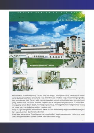 PROFIL PERUSAHAAN TIANSHI TERLENGKAP | PDF