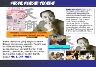 PROFIL PERUSAHAAN TIANSHI TERLENGKAP | PDF