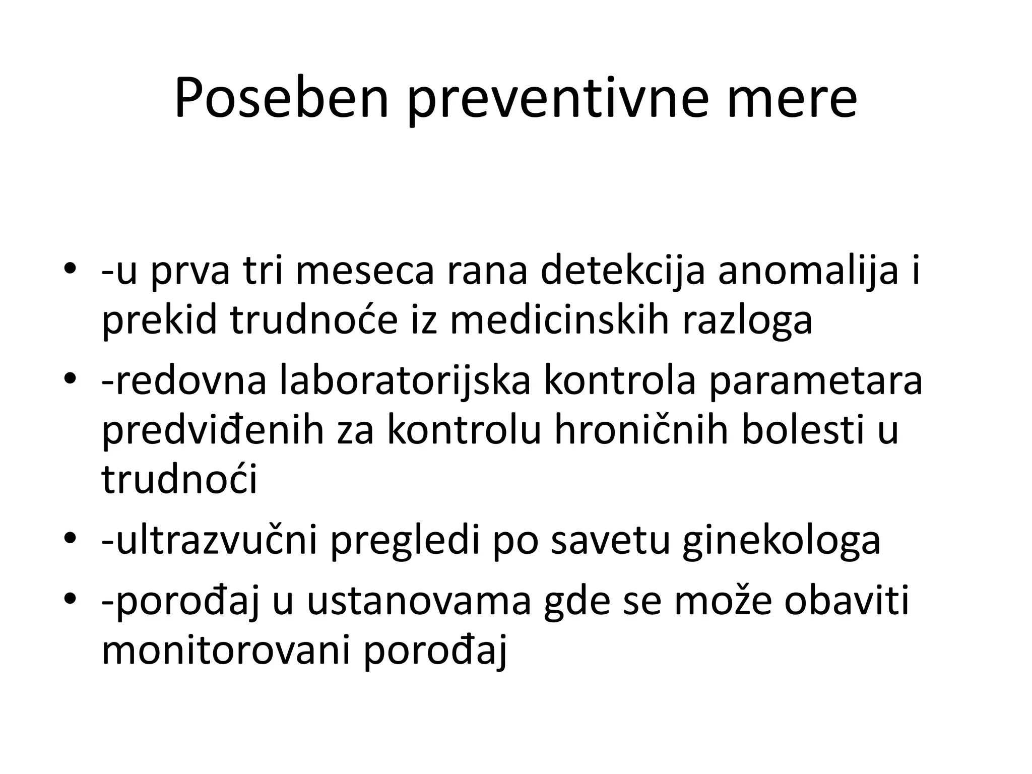 Profilaksa nedonesenosti | PPTX