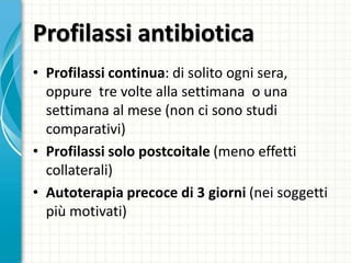 Profilassi delle ivu quando e come | PPTX