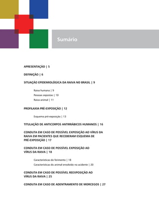 Profilaxia Raiva Ministerio Saude Brasil 2011 | PDF