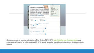 Profilaxis tuberculosis | PPTX