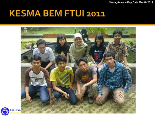 Profil bidang kesma bem ftui 2011 | PPTX