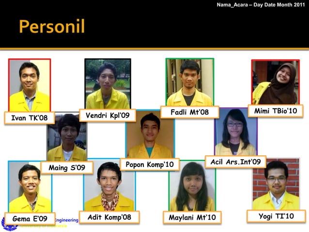 Profil bidang kesma bem ftui 2011 | PPTX