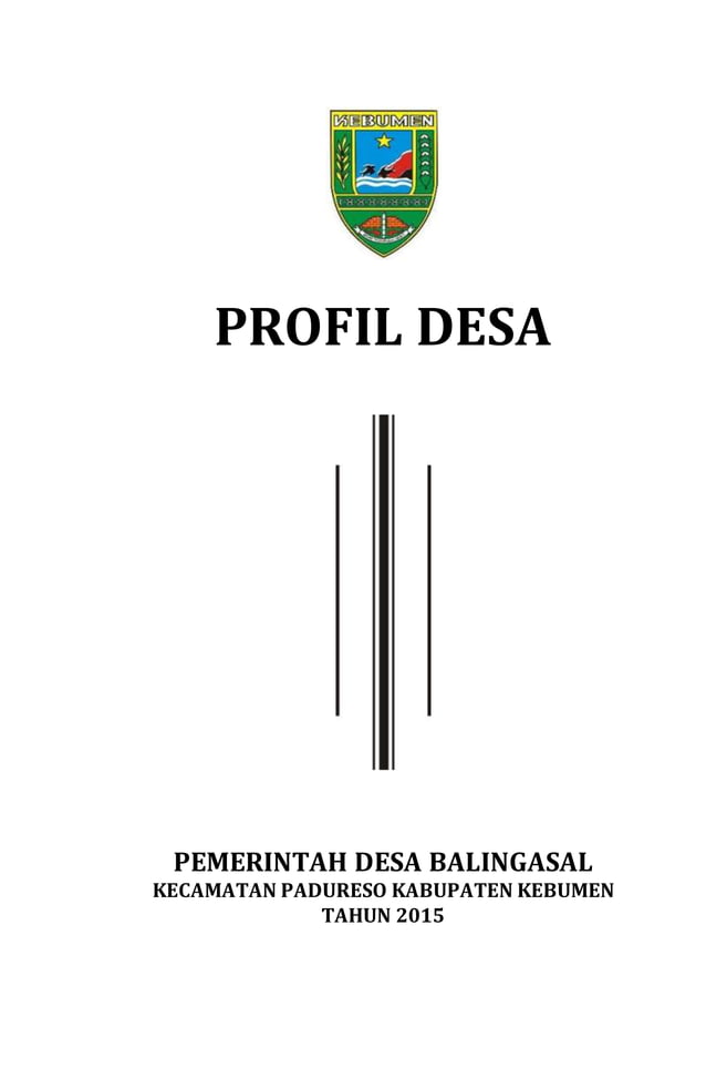 Profil desa 2015 | DOCX