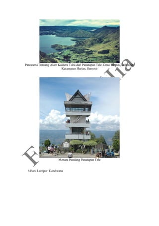 Geopark kaldera Toba | PDF