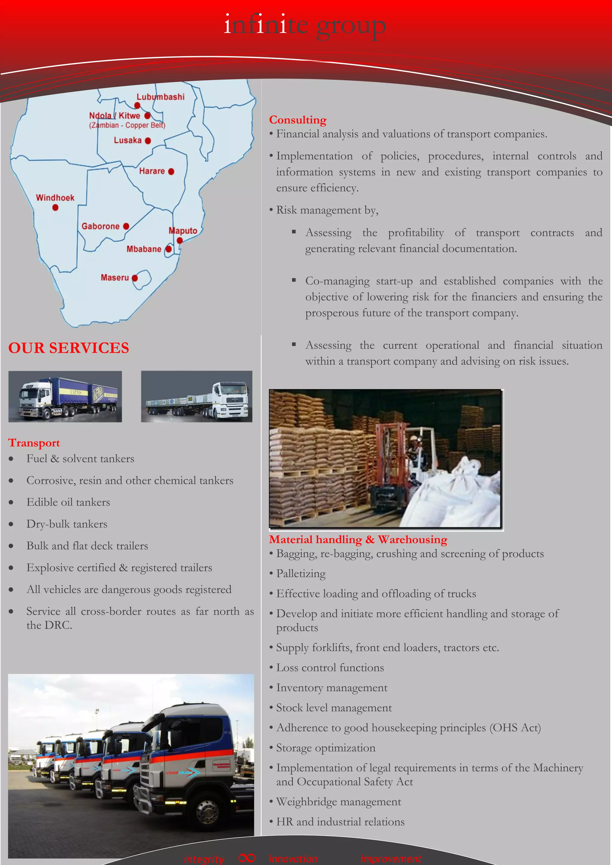 Infinite Logistics Profile | PDF