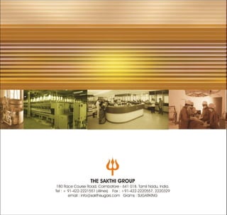 Sakthi sugars Profile | PDF | Automotive Industry | Industries