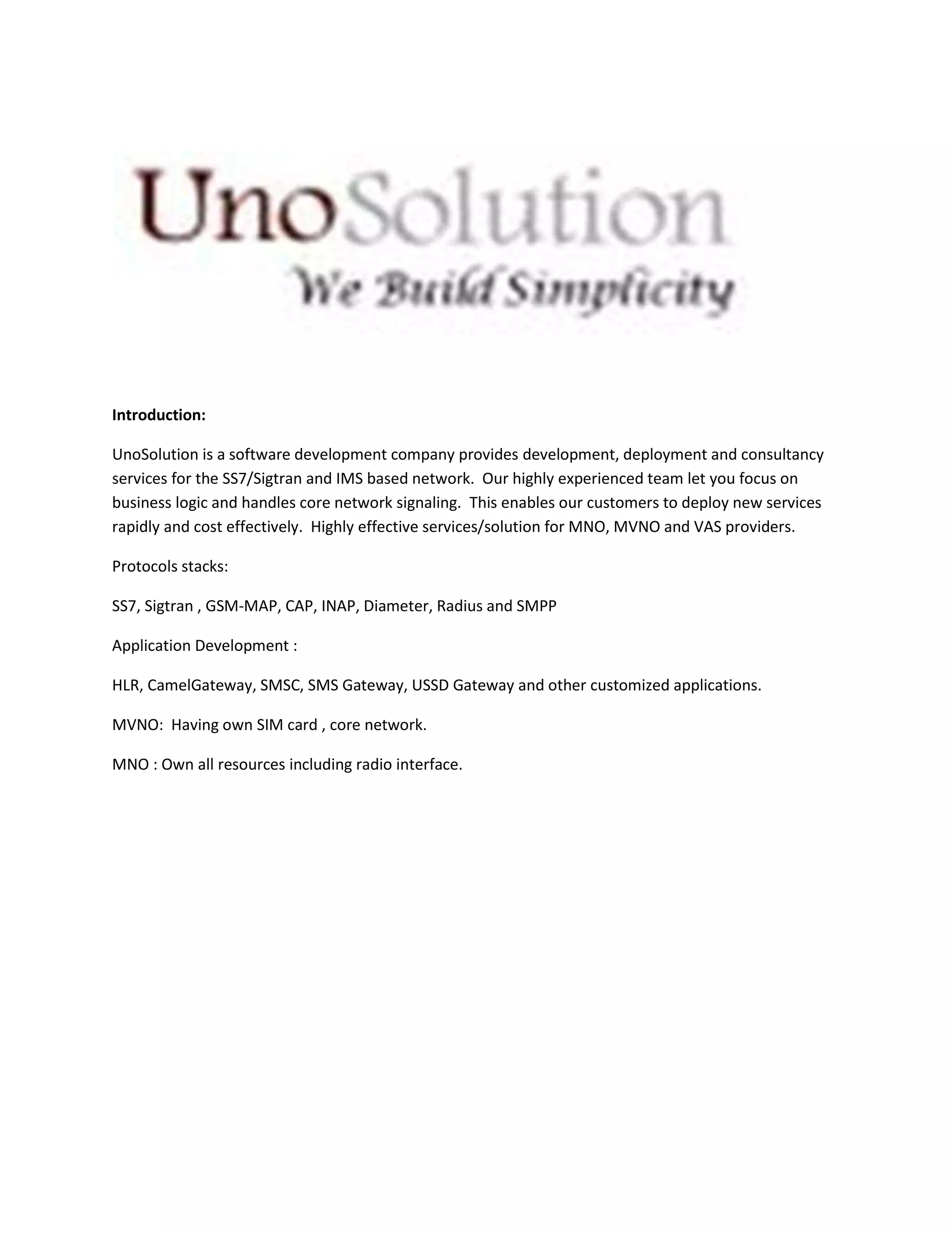 SS7/Sigtran Applications ( HLR, EIR, INSCP, USSD, SMSC etc) | PDF