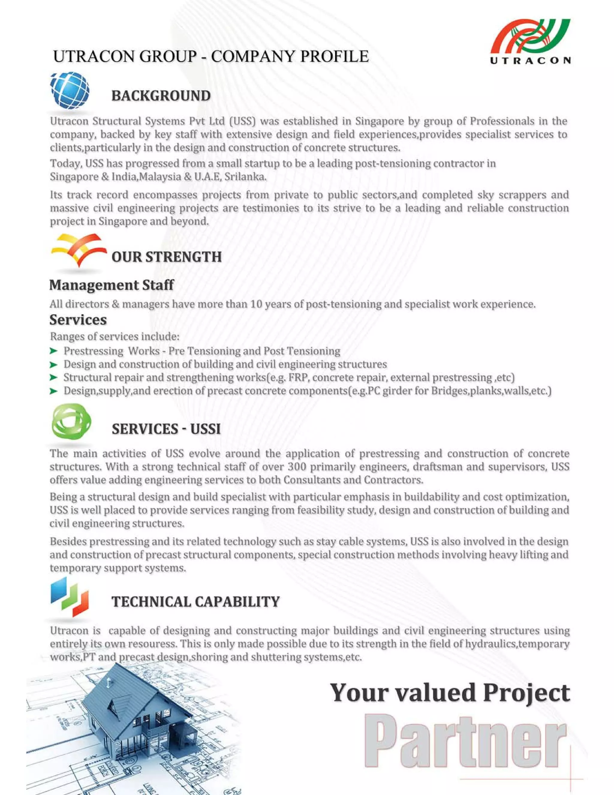 Post Tensioning System Utracon Structural system Pvt Ltd | PDF