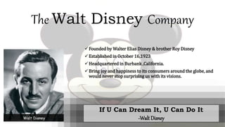 walt disney | PPTX