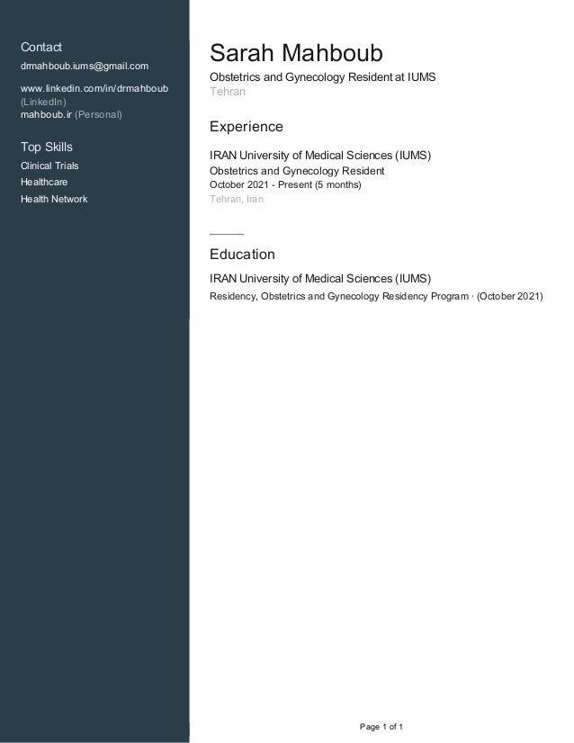 Dr Sarah Mahboub | PDF | Pregnancy | Reproductive Health