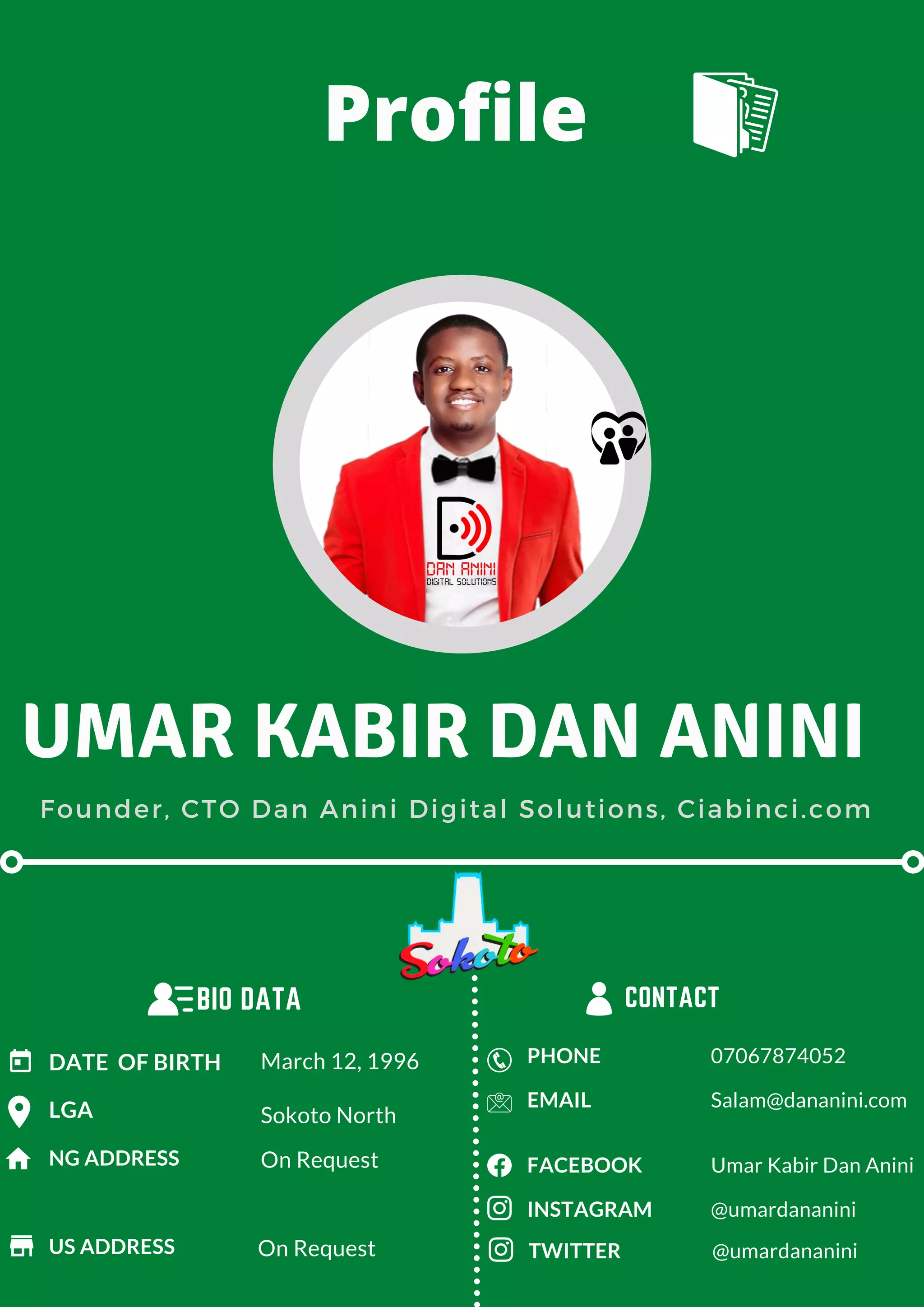 Umar Kabir Dan Anini Portfolio | PDF
