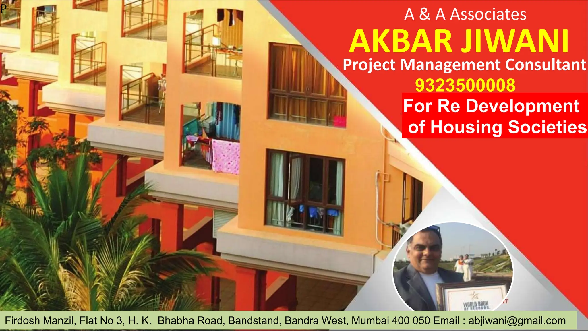 AKBAR JIWANI Project Management Consultant for redevelopment of housing societies | PPT