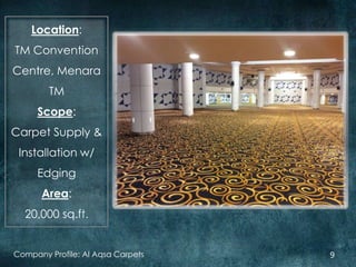 Al Aqsa Carpets - Company Profile | PPT