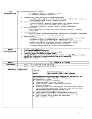 Profile dr. j. k. d. annan iii 2011 | PDF