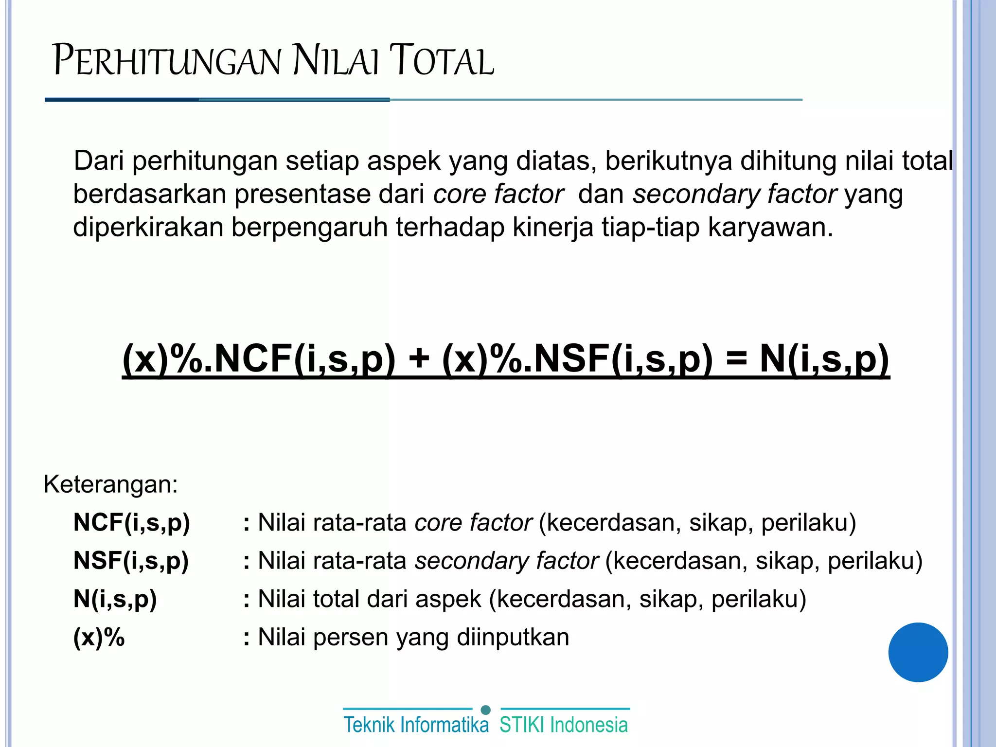 Metode Profile matching | PPT