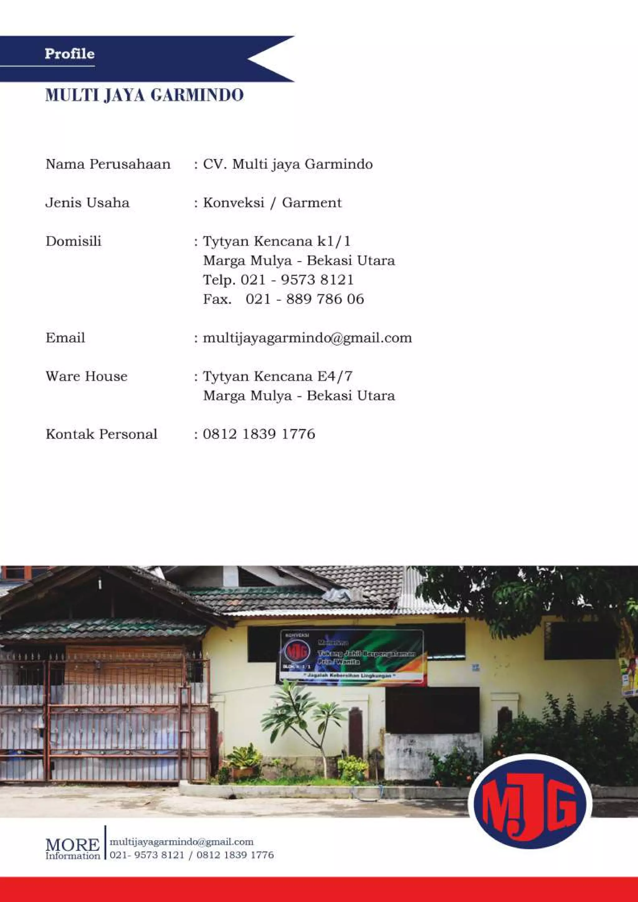 Profile multi jaya garmindo | PDF