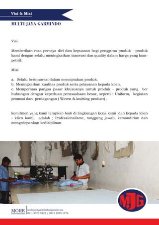 Profile multi jaya garmindo | PDF