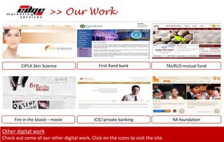 Edge marketing profile - BTL and digital | PPT