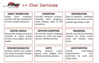 Edge marketing profile - BTL and digital | PPTX