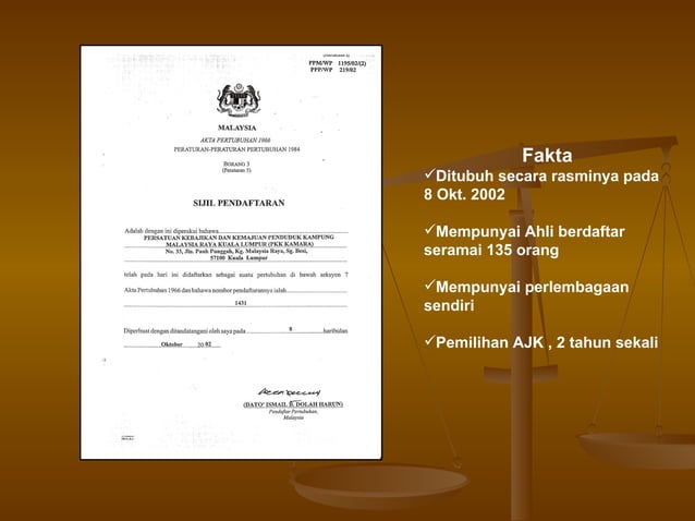 Profile Ringkas Kg Malaysia Raya Untuk Pelawat | PPT