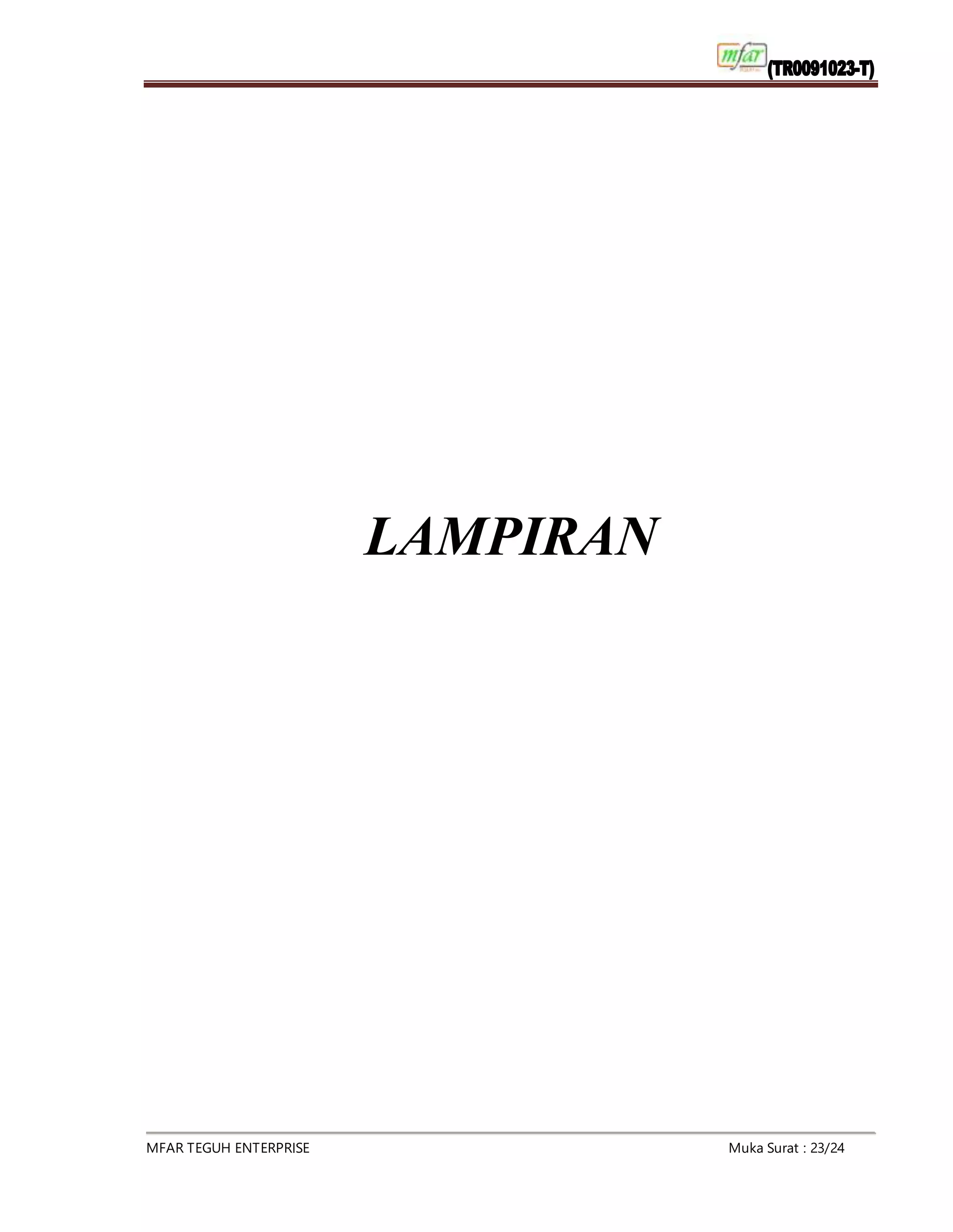 Profile syarikat | DOCX