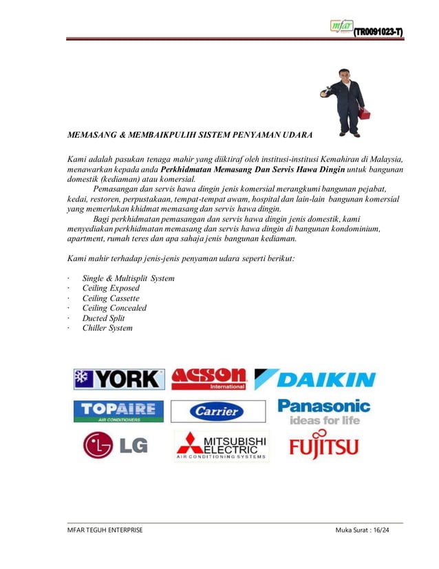 Profile syarikat | DOCX