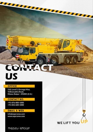 AadiShakti Projects ( Asp Cranes ) Raipur | PDF