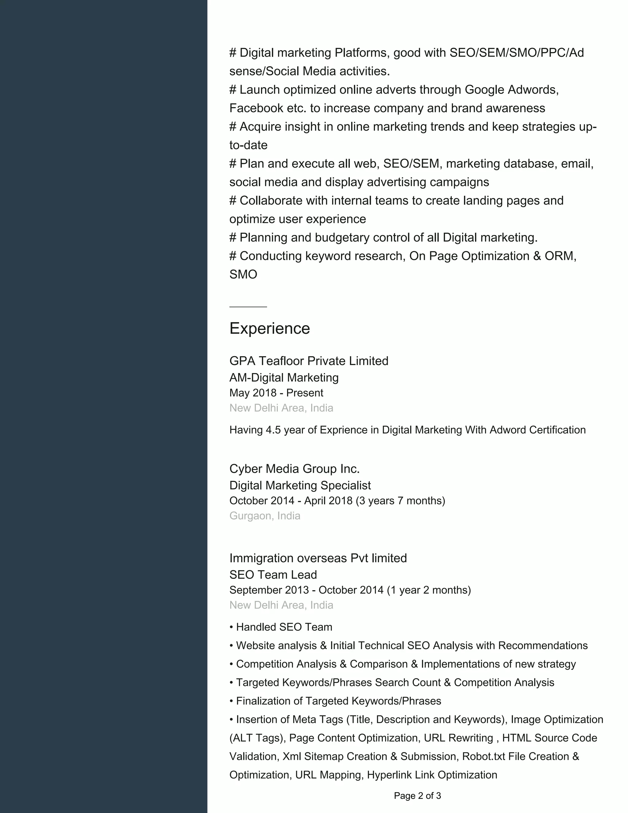 Resume - Abhishek Singh | PDF