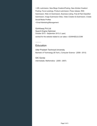 Resume - Abhishek Singh | PDF