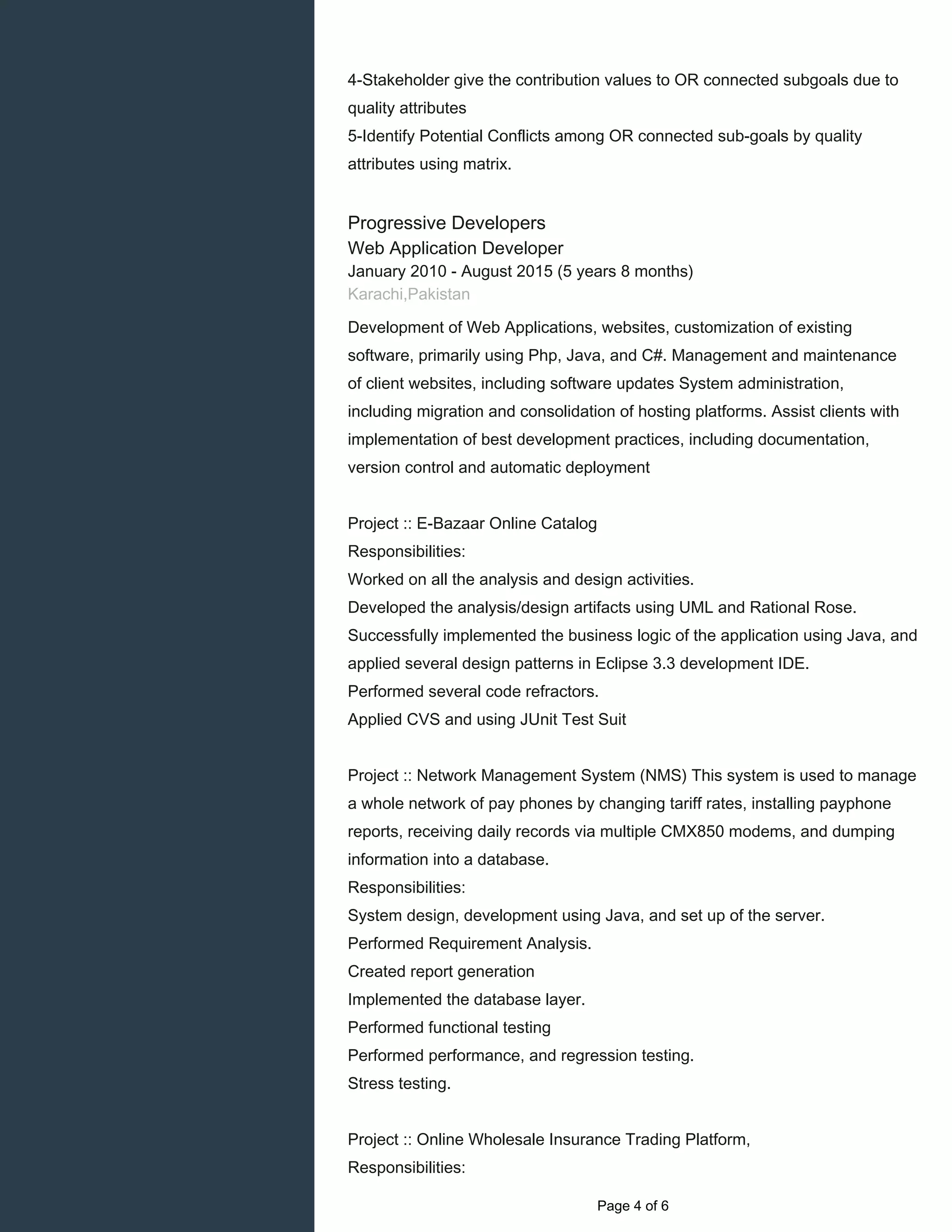 Sr Full Stack Developer | PDF