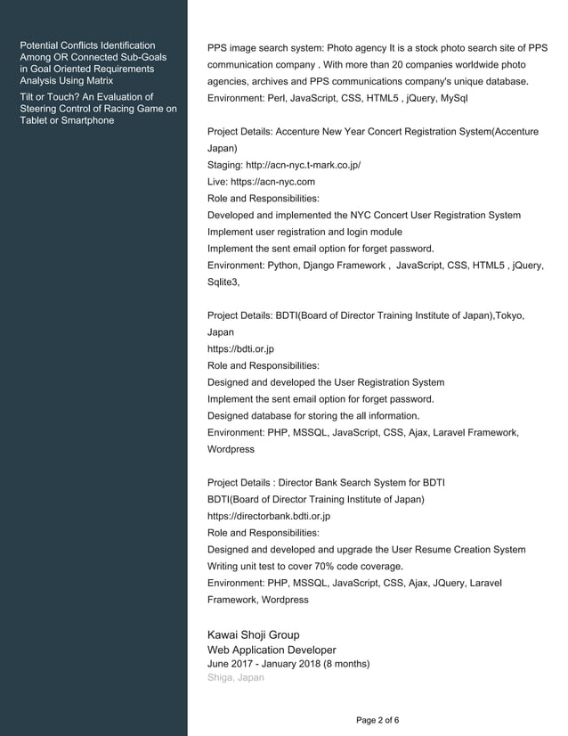 Sr Full Stack Developer | PDF