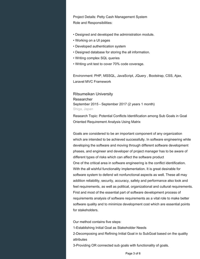Sr Full Stack Developer Pdf 