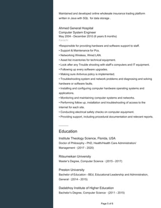 Sr Full Stack Developer | PDF