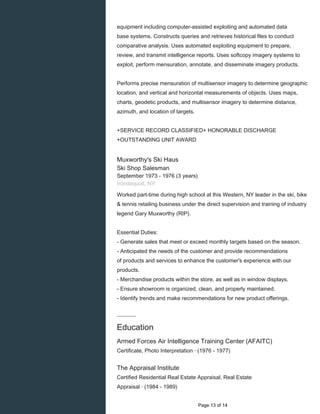 Stephen G. Barr 's Resume | PDF