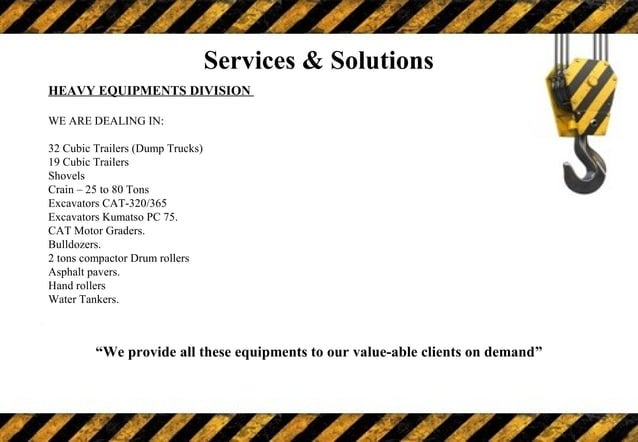 Construction Company Profile template | PPT