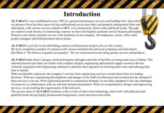 Construction Company Profile template | PPT