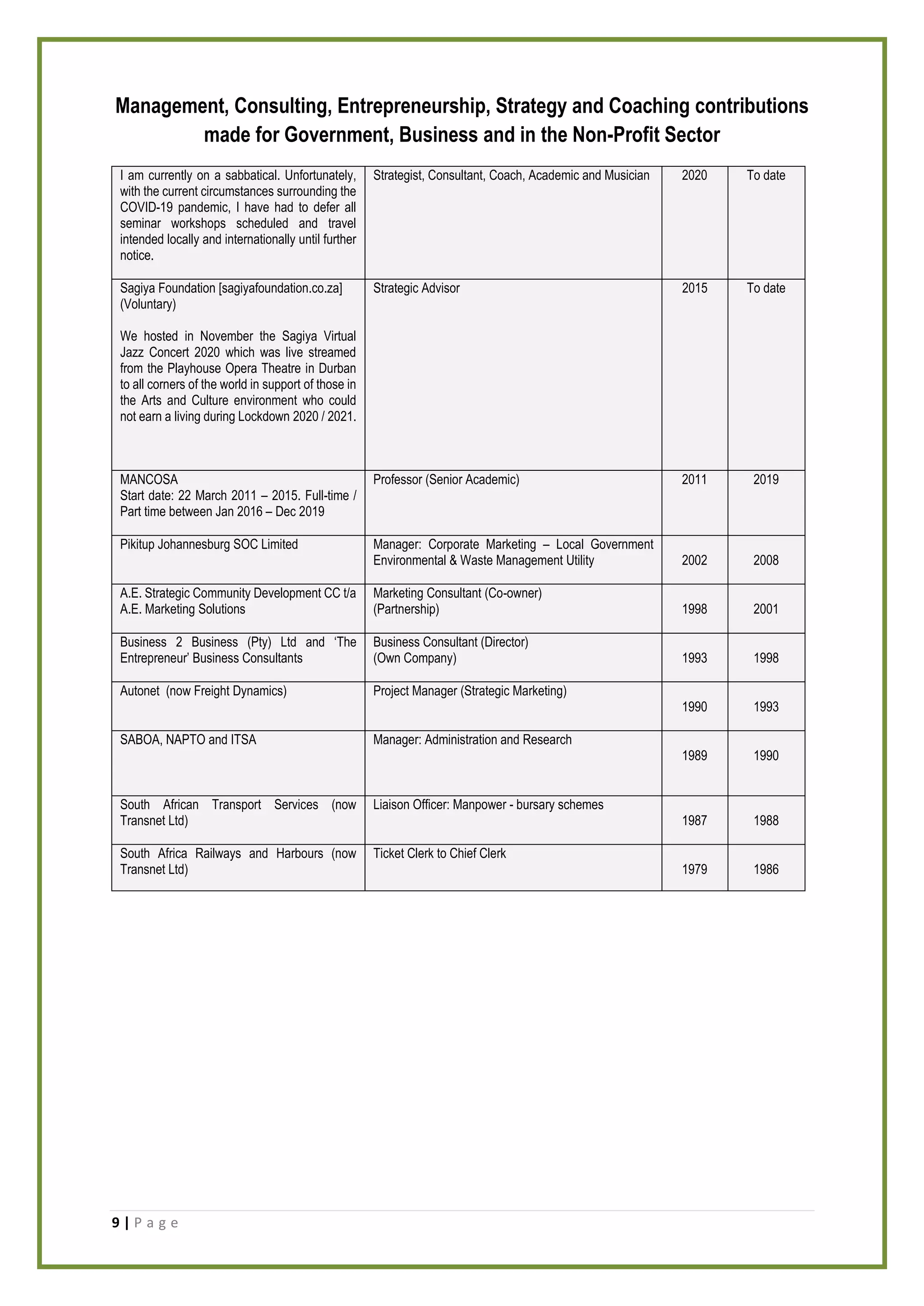 Profile 2022 - Dr. [Prof.] Anthony Rippon | PDF